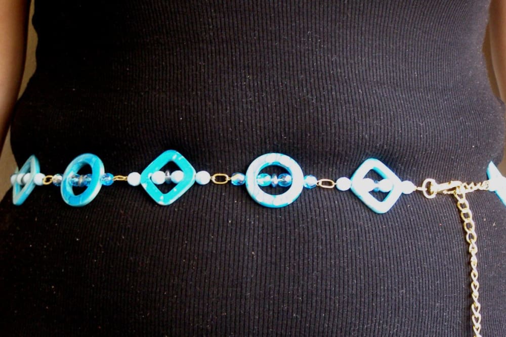 Turquoise wedding belt 60 photos - Astyledwedding.com