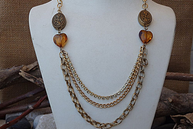 Triple Strand Necklace | Rebekajewelry